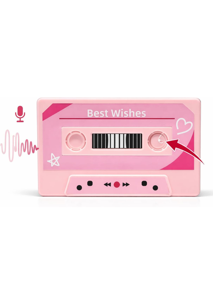 Recordable Cassette Tape Card | Vintage Mixtape Greeting Card | Pretty ...